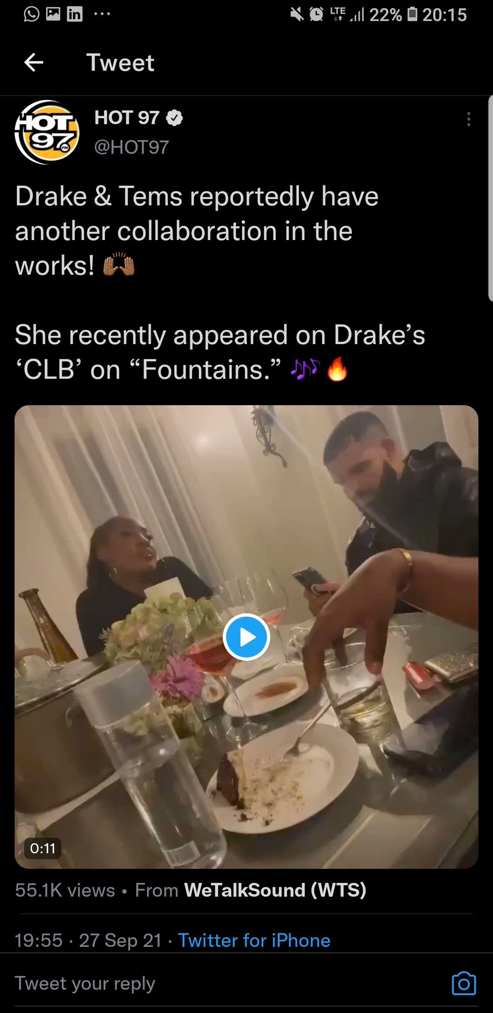 Tems And Drake Set To Drop Another Collaboration, According To Reports ...
